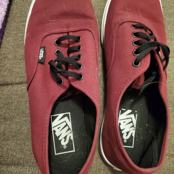 Vans | Shoes | Maroon Vans | Poshmark